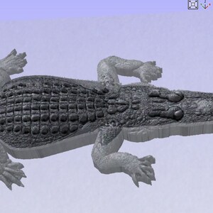 Floating Alligator Charcuterie Board 3D STL Model for Epoxy Table - Etsy