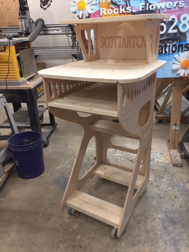 Standing Desk DXF File for CNC or Laser - Etsy