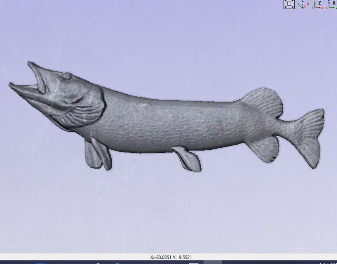 Northern Pike 3D Model STL, Fishing Art (digital File) - Etsy