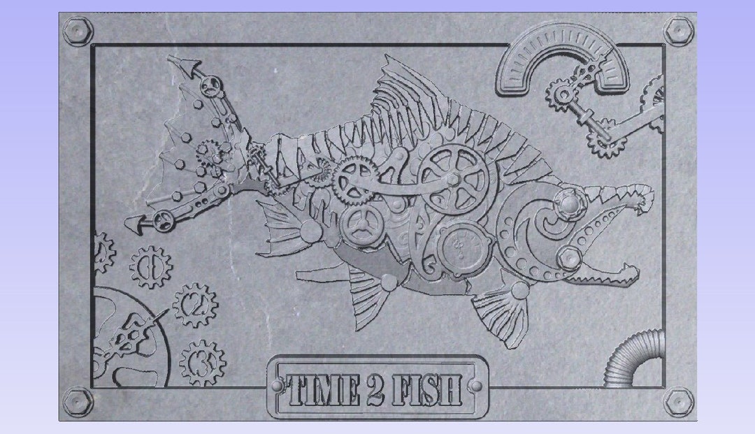 Steam Punk Stl, Steampunk Sockeye Salmon STL File - Etsy