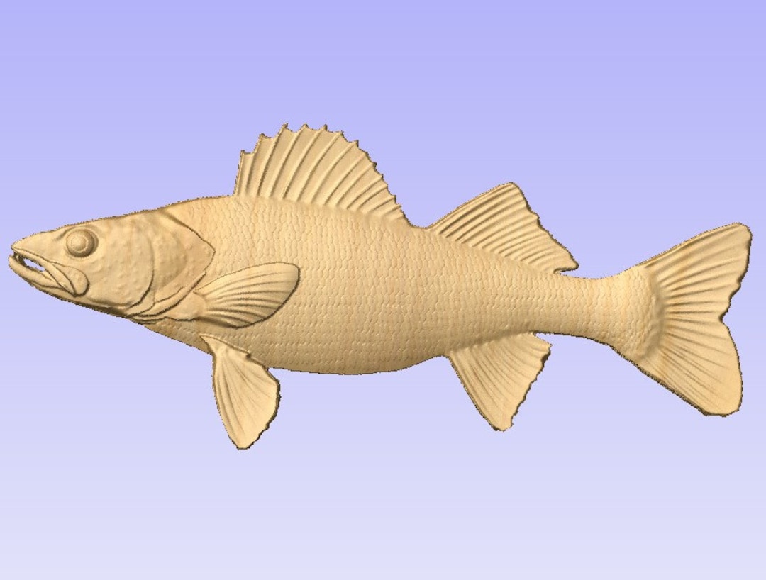 Walleye CNC Carving 3D STL Model (digital File) - Etsy