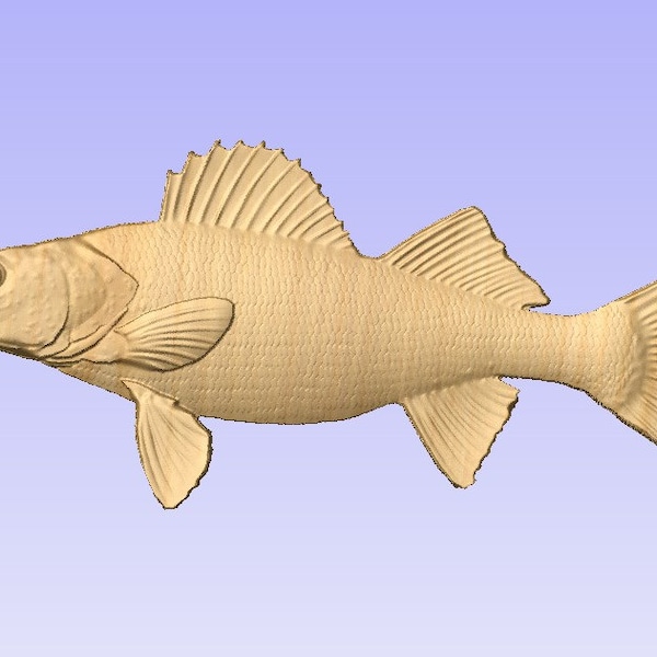 3d Cnc Walleye Stl Files - Etsy