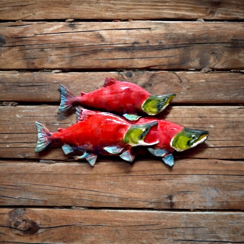 Wooden Salmon - Etsy