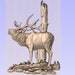 Hunter Scene STL File | 3D Relief Model for CNC Router & Laser | Deer ...