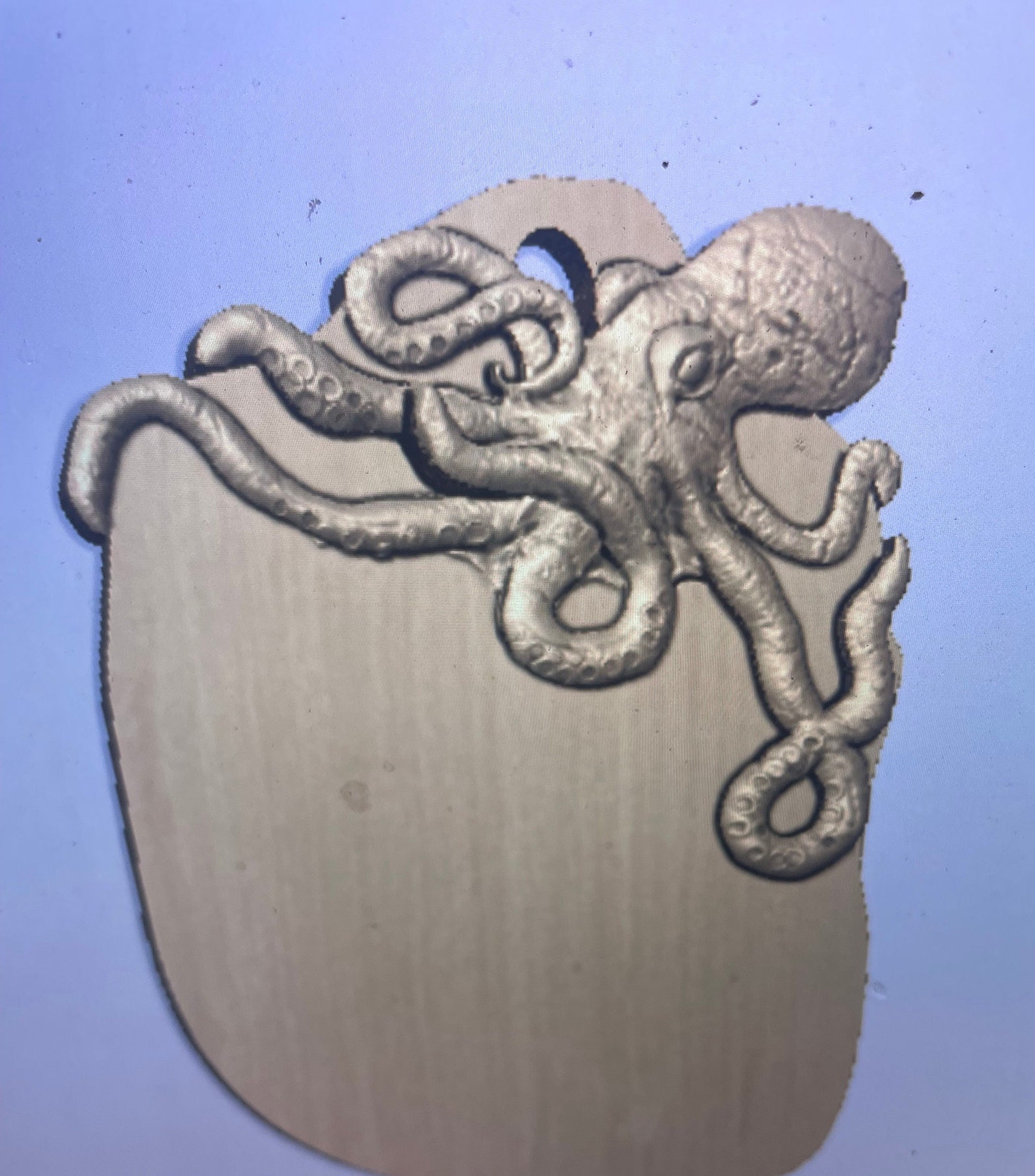 Octopus Charcuterie Board STL, 3D Digital CNC Model - Etsy