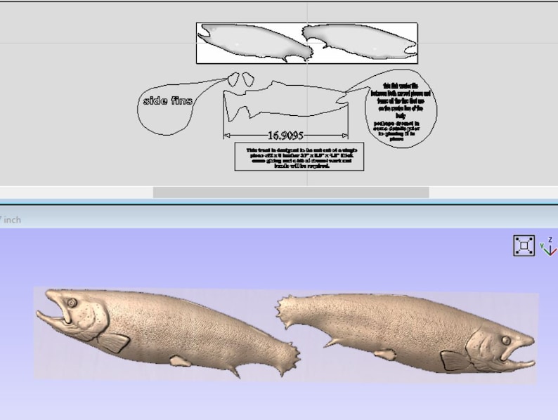 Rainbow Trout 3D Model STL, Carving File (digital Download) - Etsy
