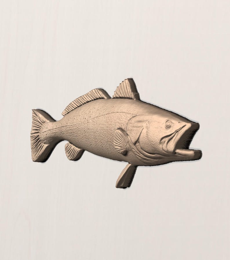 Sea Trout 4 STL File - Etsy