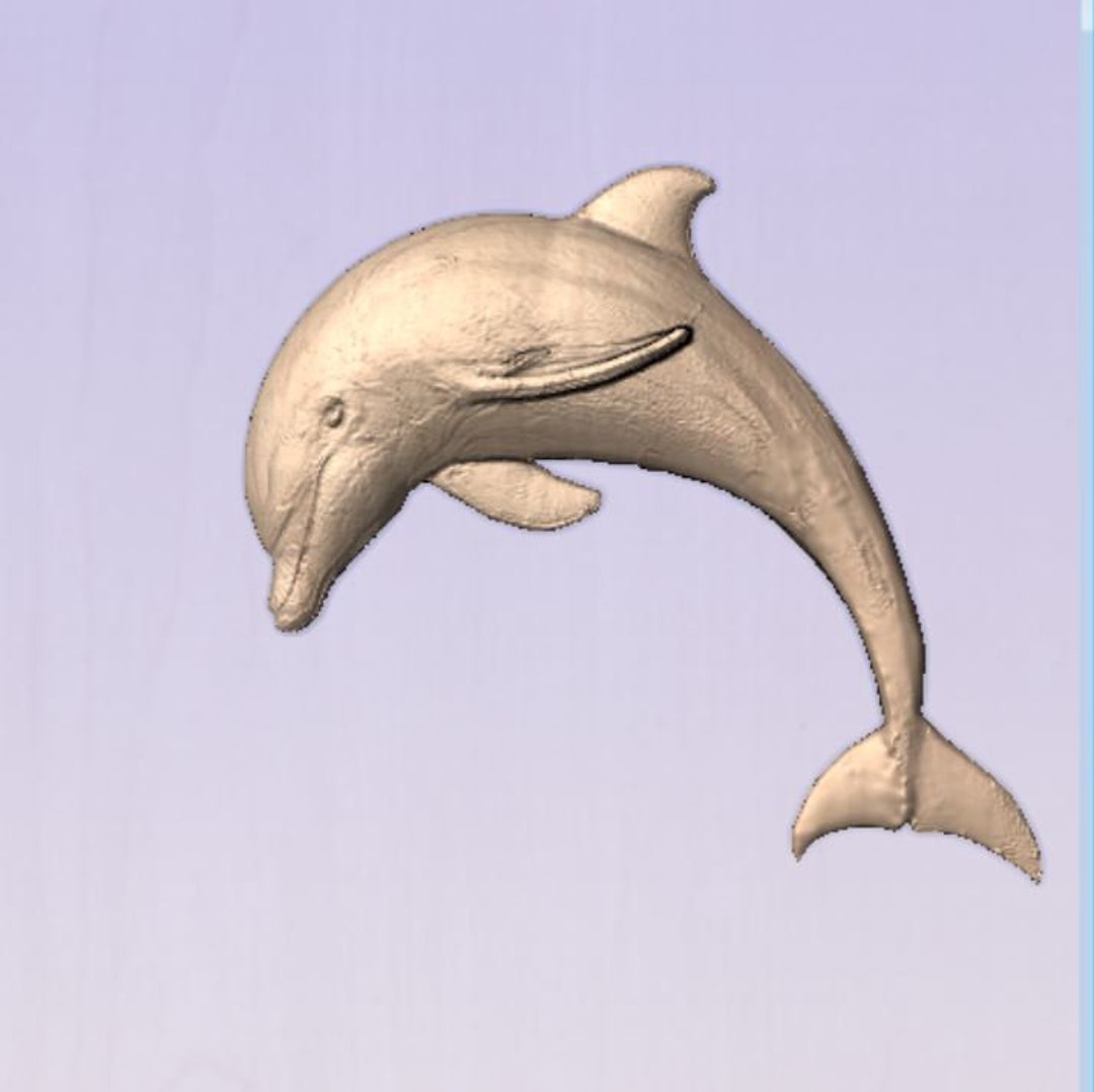 3D Model of Dolpin, Dolphin Mammal Stl, Dolphin Stl, Flipper - Etsy