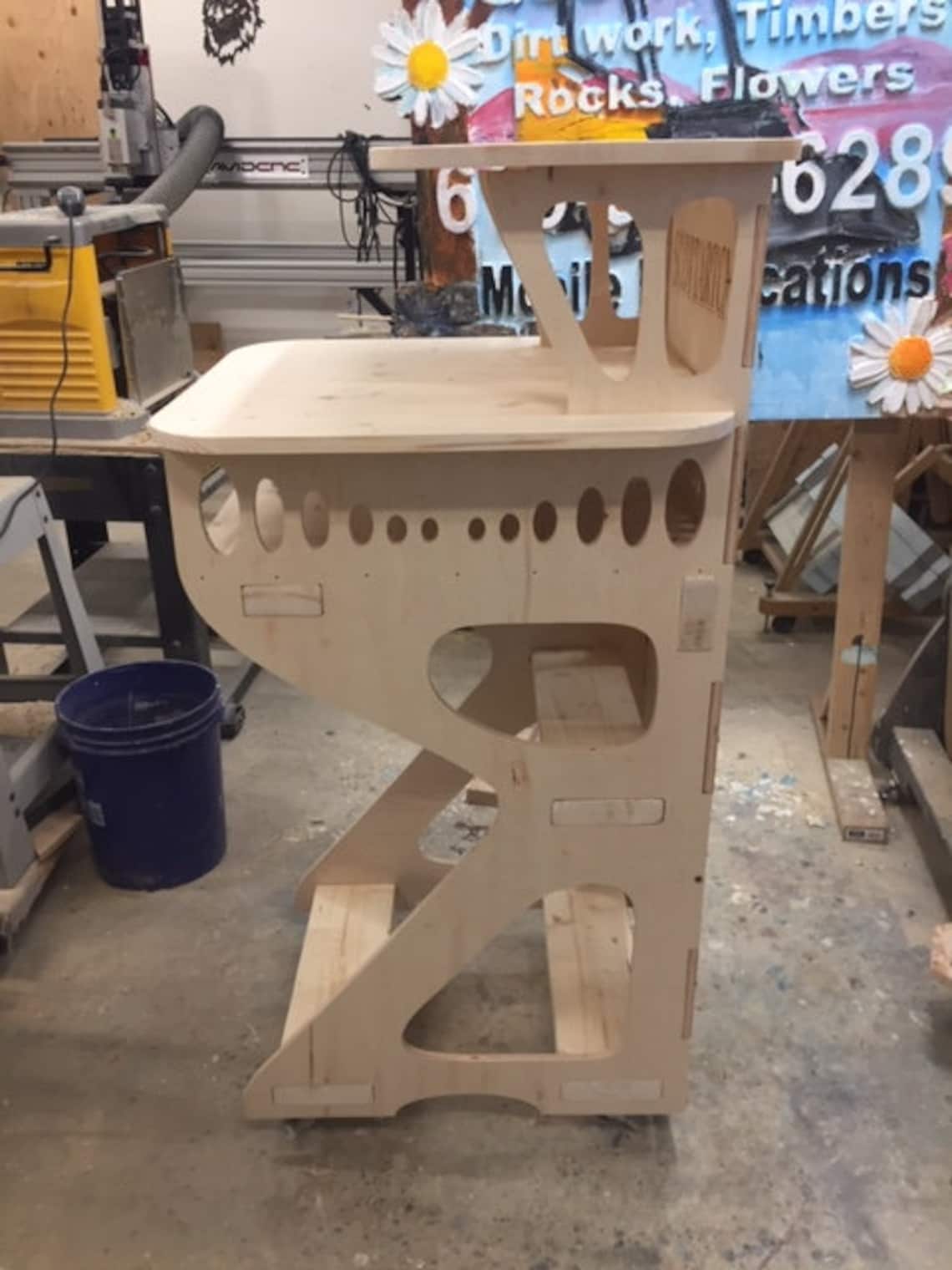 Standing Desk DXF File for CNC or Laser - Etsy