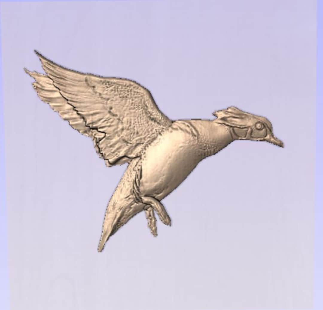 Wood Duck Stl, Digital Wood Duck Model, Duck Stl, Duck for Cnc - Etsy