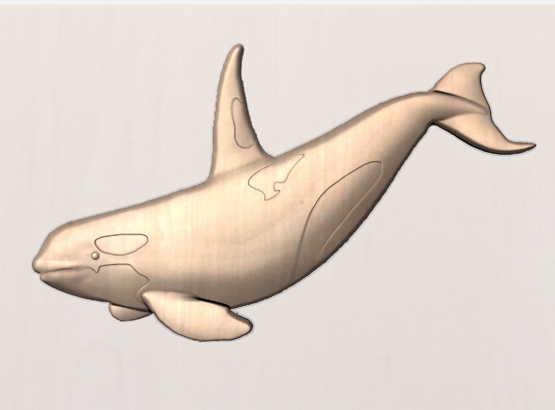 3D Orca Stl, Killer Whale 3D File, CNC Orca, Cnc Killer Whale - Etsy