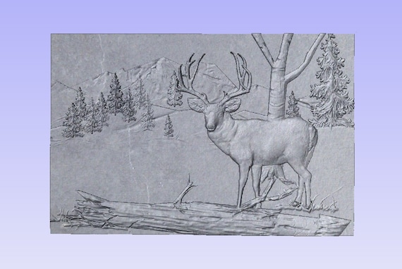 Home Improvement Home & Hobby Mule Deer Buck STL model for CNC etna.com.pe