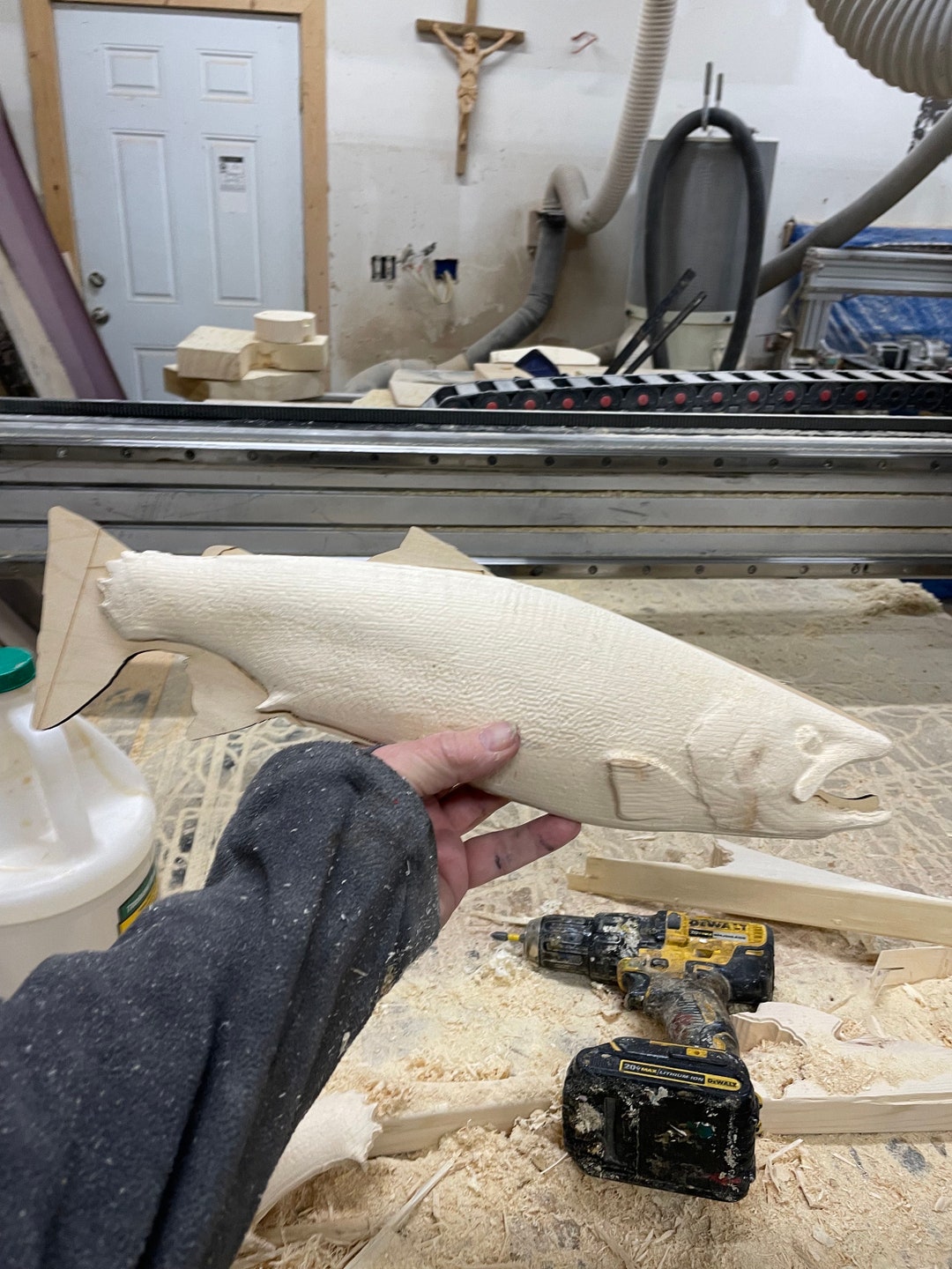 Rainbow Trout 2 Sided Stl, 3d Trout Stl, Fishing Stl, Rainbow Trout ...