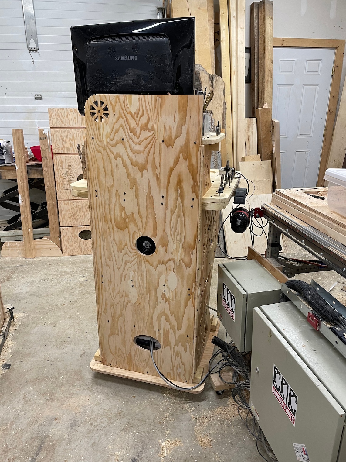 CNC Rolling Workstation for Desk Top PC - Etsy