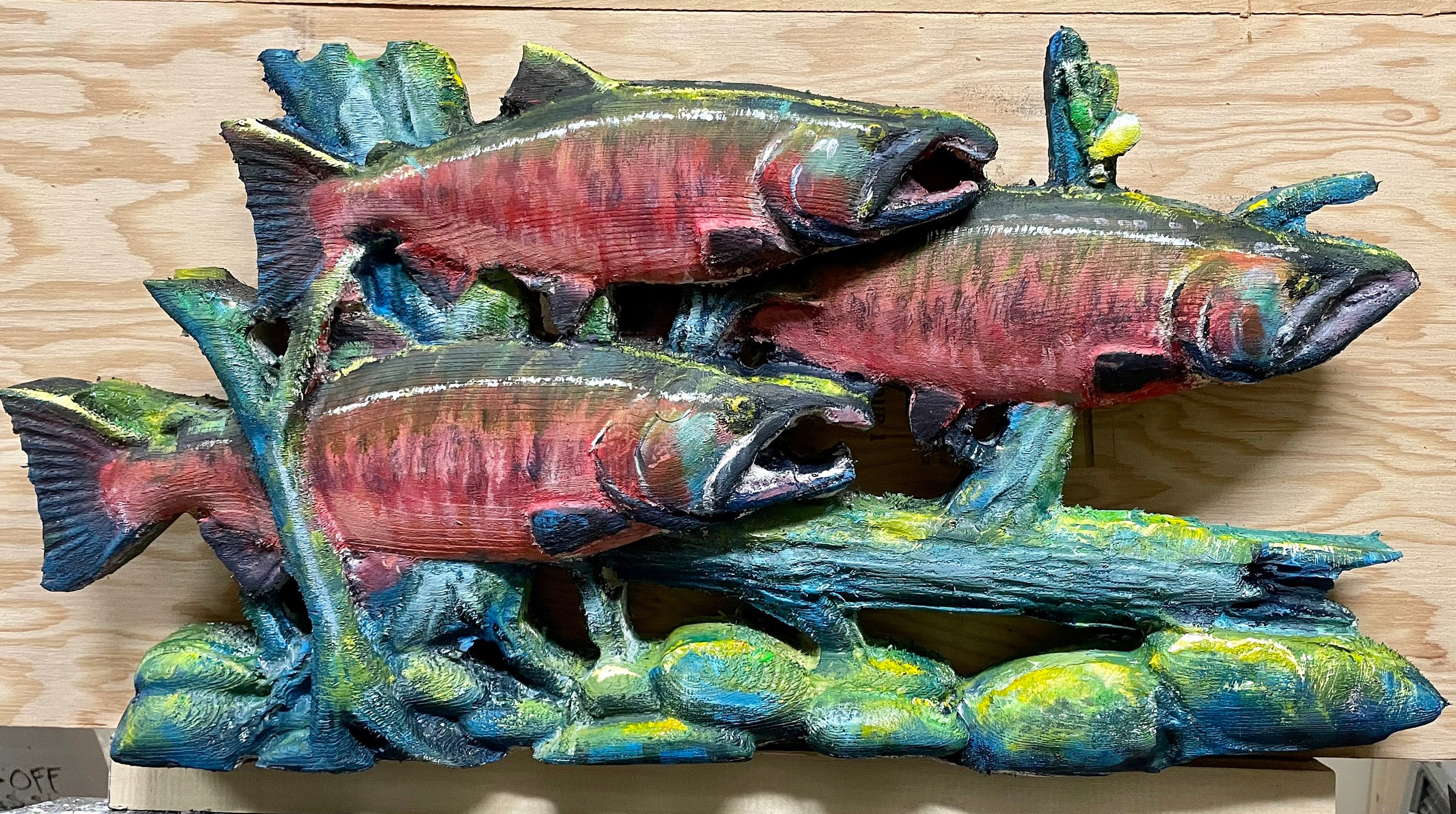 Coho Salmon 3D STL Model for CNC Carving - Etsy UK
