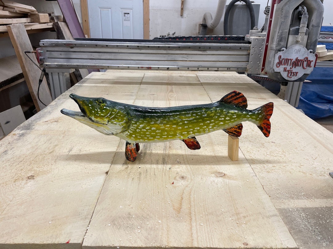 Northern Pike STL Model, 3D Two-sided Digital File - Etsy
