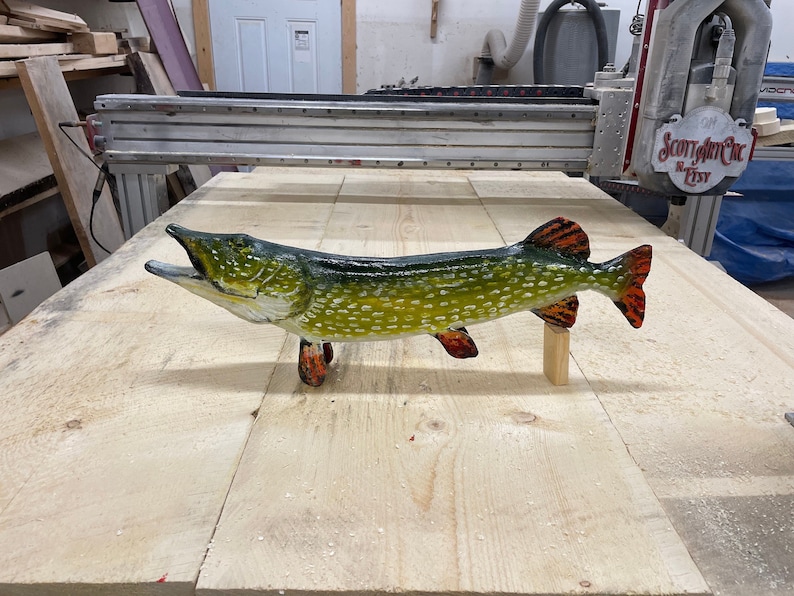 Northern Pike STL Model, 3D Two-sided Digital File - Etsy