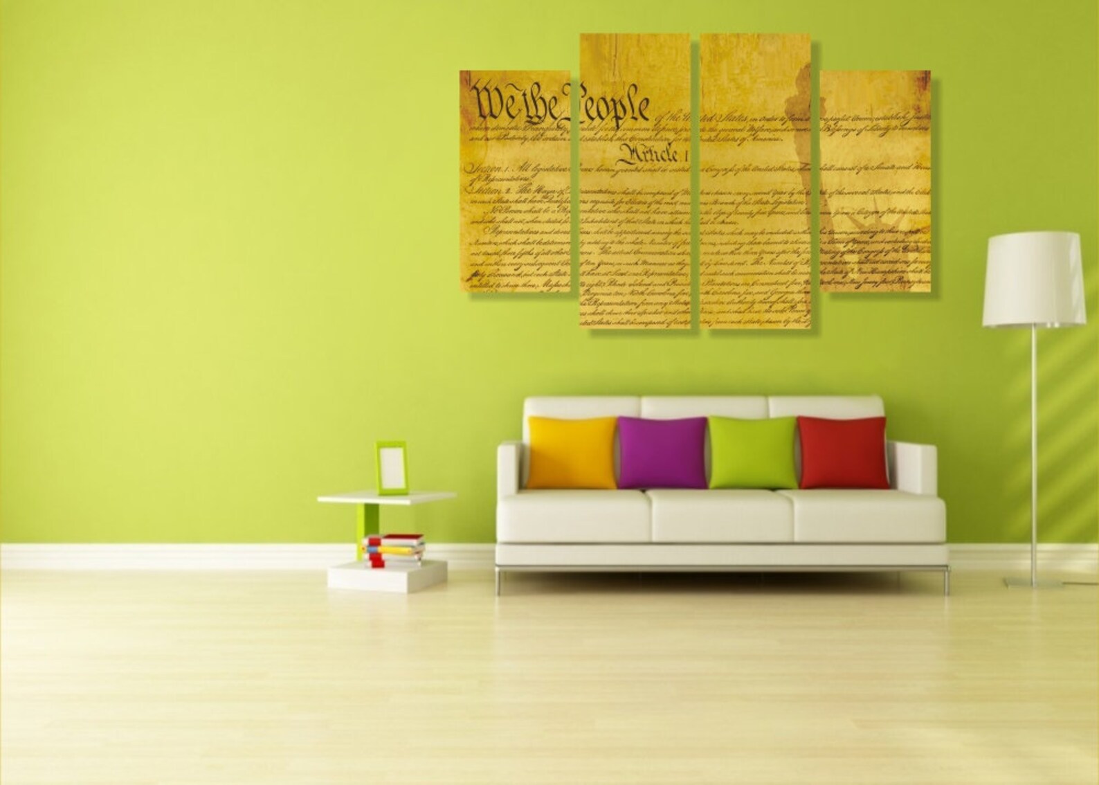 We the People Canvas Set - American Flag Wall Decor, American Flag ...