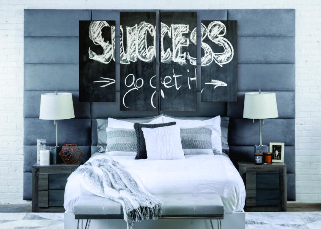 Success Go Get It Canvas Set Quote Wall Decor, Quote Wall Print, Quote ...