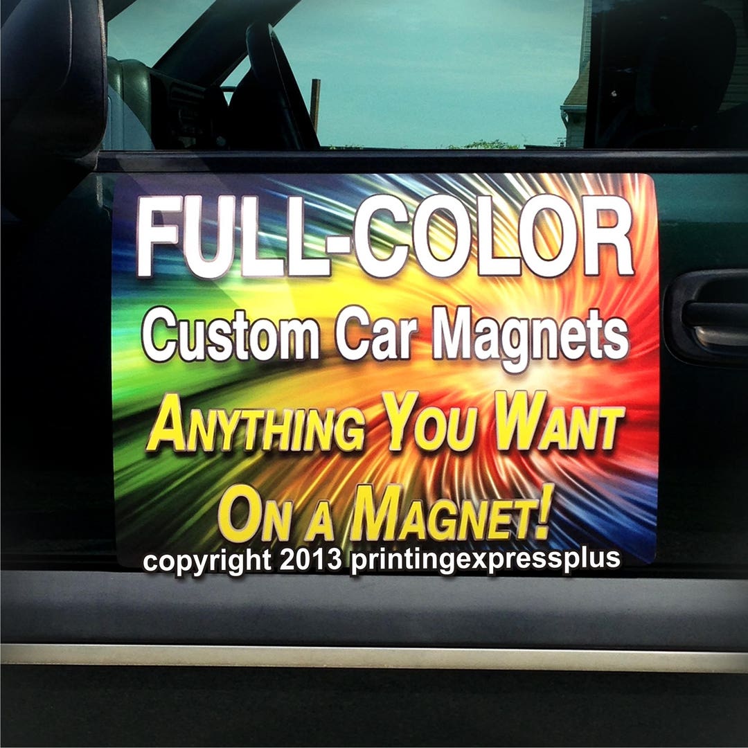 2 - 12x12 Custom Car Magnets Magnetic Auto Truck Signs - Free Design ...
