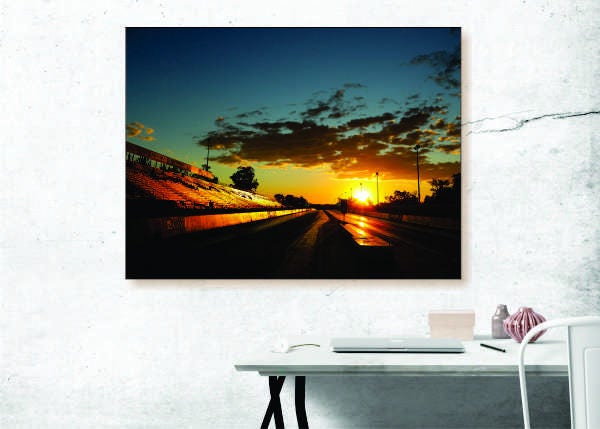Drag Strip Sunset Canvas Set Car Canvas Set Car Wall Decor - Etsy