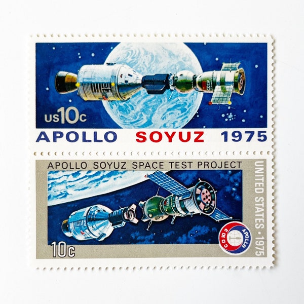 Apollo Soyuz Stamps - Etsy