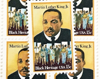 Martin Luther King Stamps - Etsy