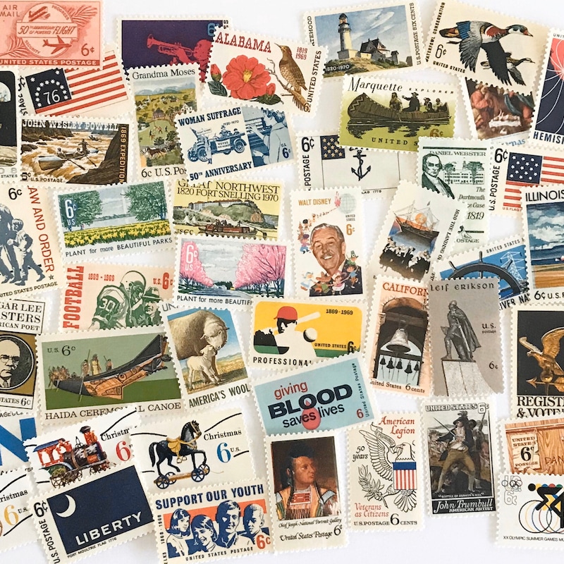 Us Postage Collectables - Etsy