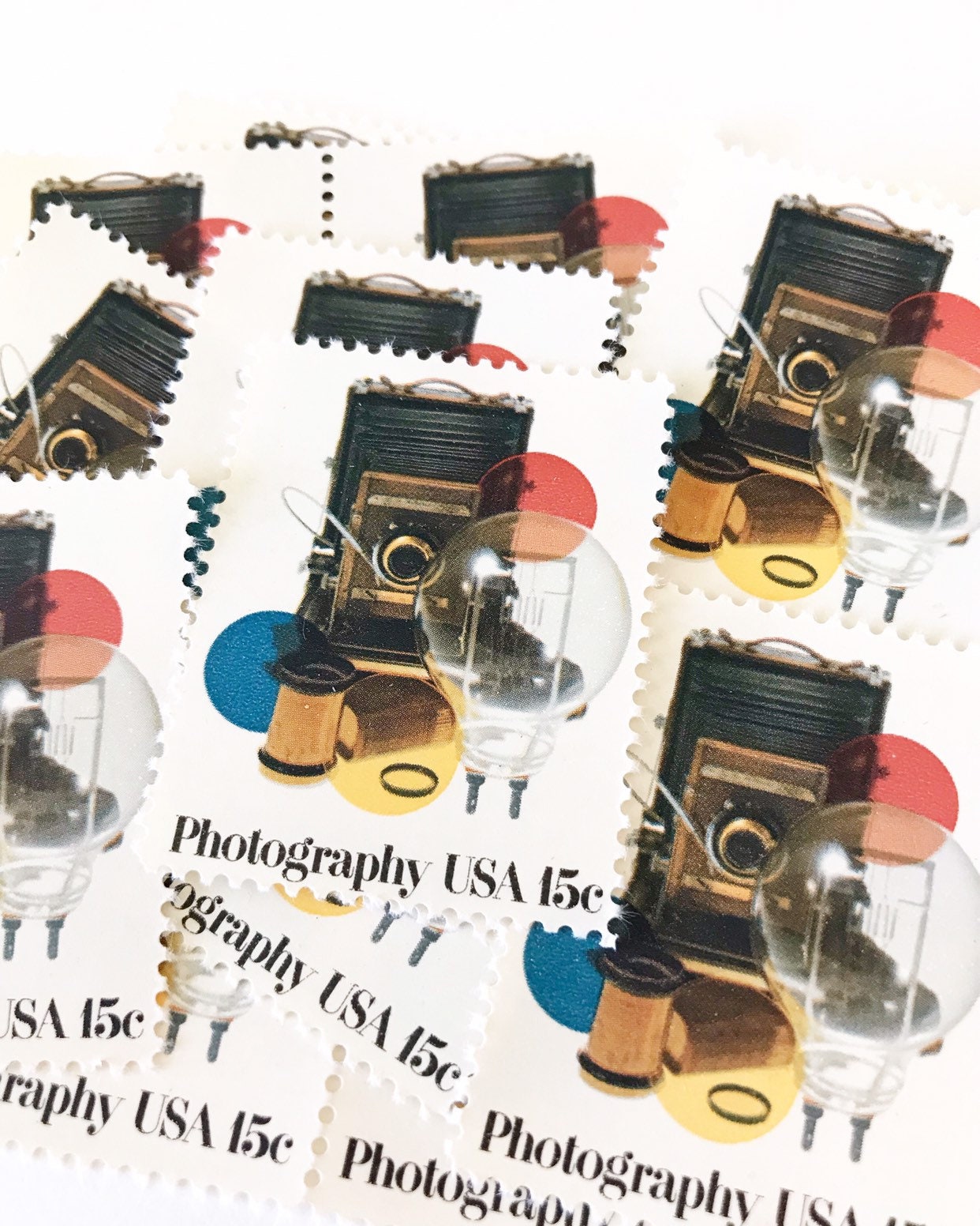 10 Unused Vintage Photography Postage Stamps / 15 Cents / Scott 1758 - Etsy