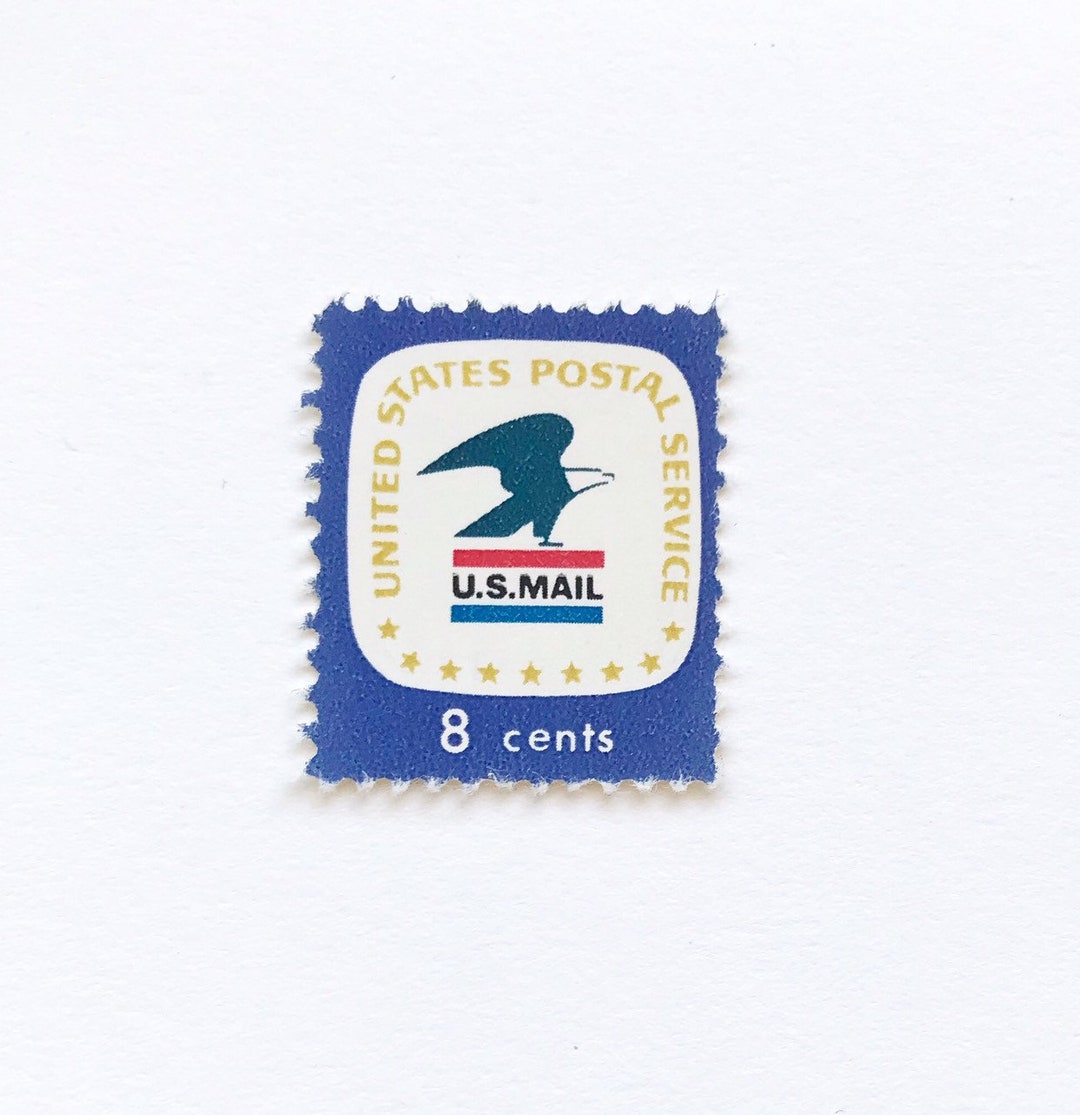 10 Unused Vintage Postal Service Emblem US Mail Postage Stamps - Etsy