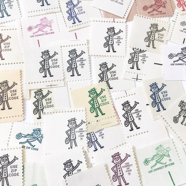 Mr Zip Stamps - Etsy