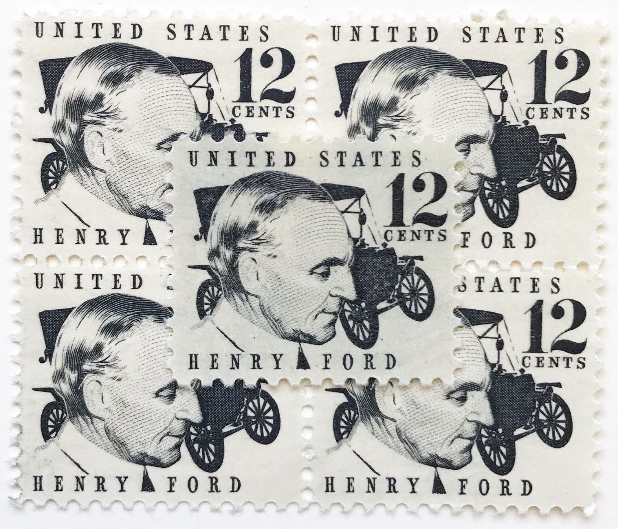 10 Unused Vintage Henry Ford Postage Stamps / Car Model T | Etsy