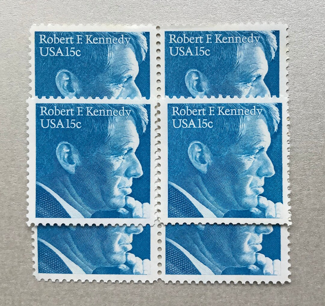8 Unused Vintage President Kennedy Postage Stamps / Robert F. Kennedy ...