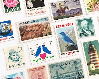25 Cent Stamps - Etsy