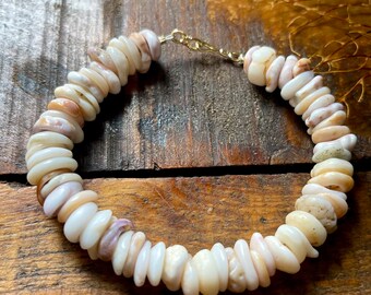 Hawaii Opihi, Puka Shells Stretch Bracelet 7 Inch Hawaii Opihi awa ...