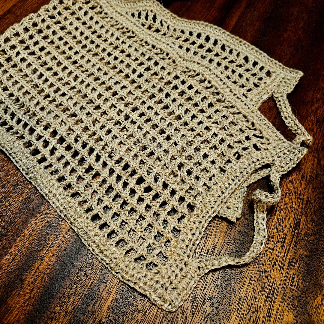 Organic Skin Care Crochet Hemp Body Scrubber, Natural Handmade Back ...