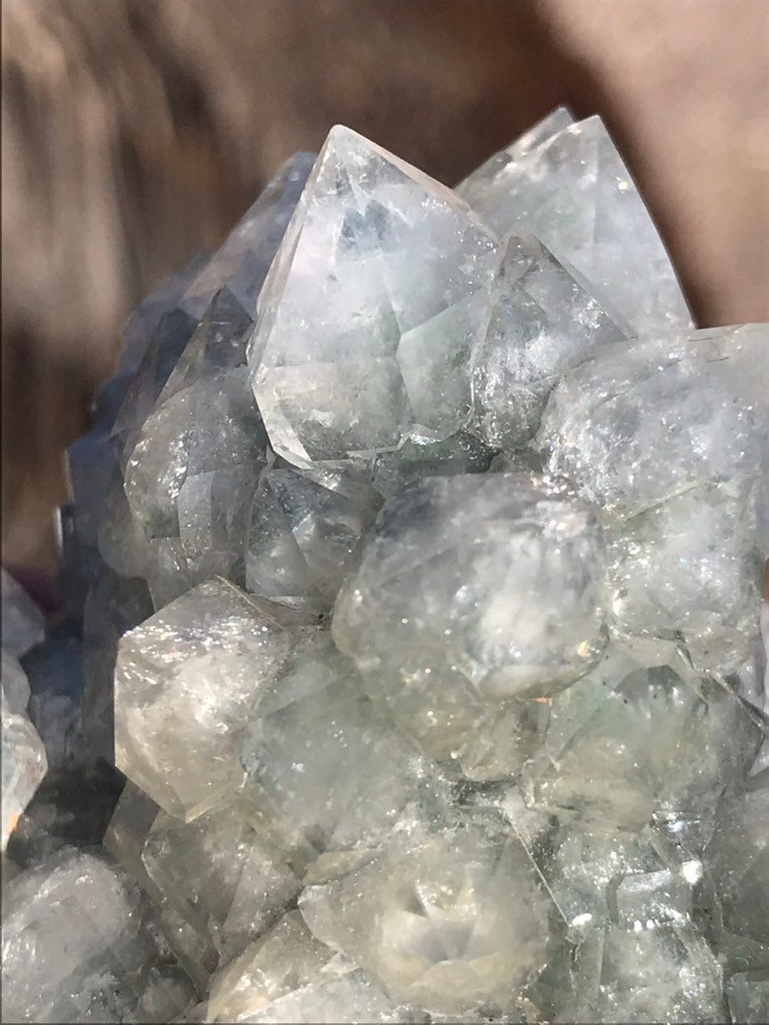 Quartz Over Calcite Pseudomorph | Chihuahua Mexico - Etsy