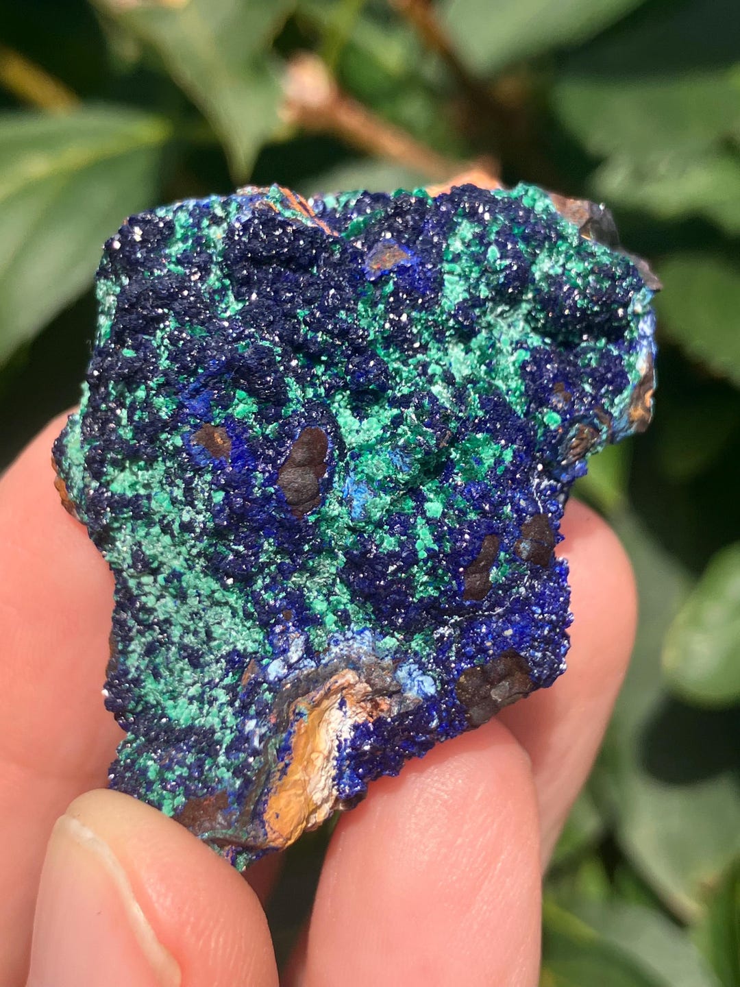 Sparkly Azurite and Malachite Specimen | Democratic Republic of Congo ...