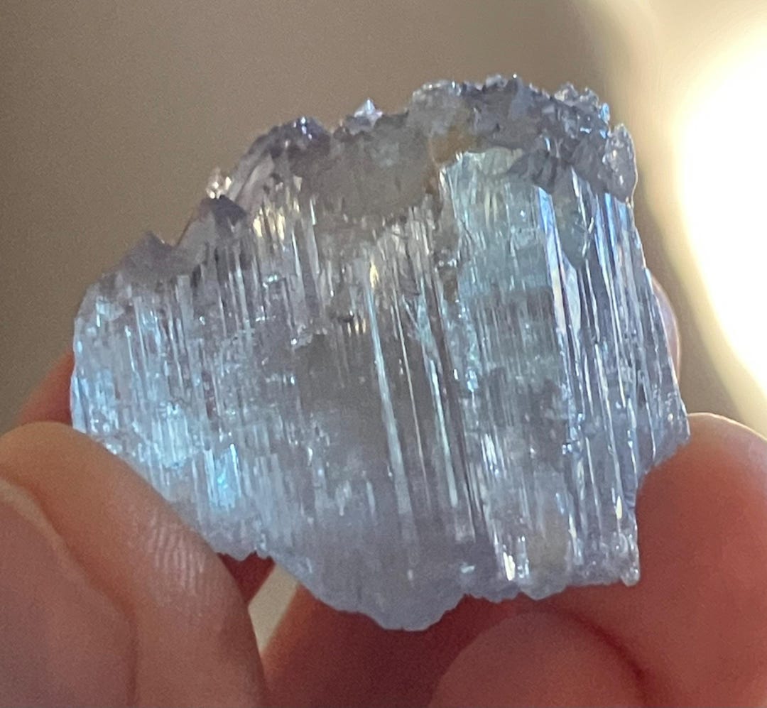 Etched Blue Kunzite Crystal Doyble Terminated Pakistan - Etsy