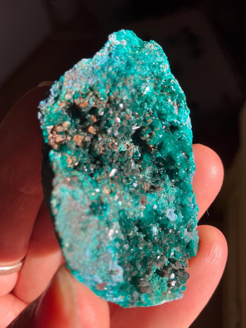 Vibrant Green Dioptase Cluster | Republic of Congo - Etsy