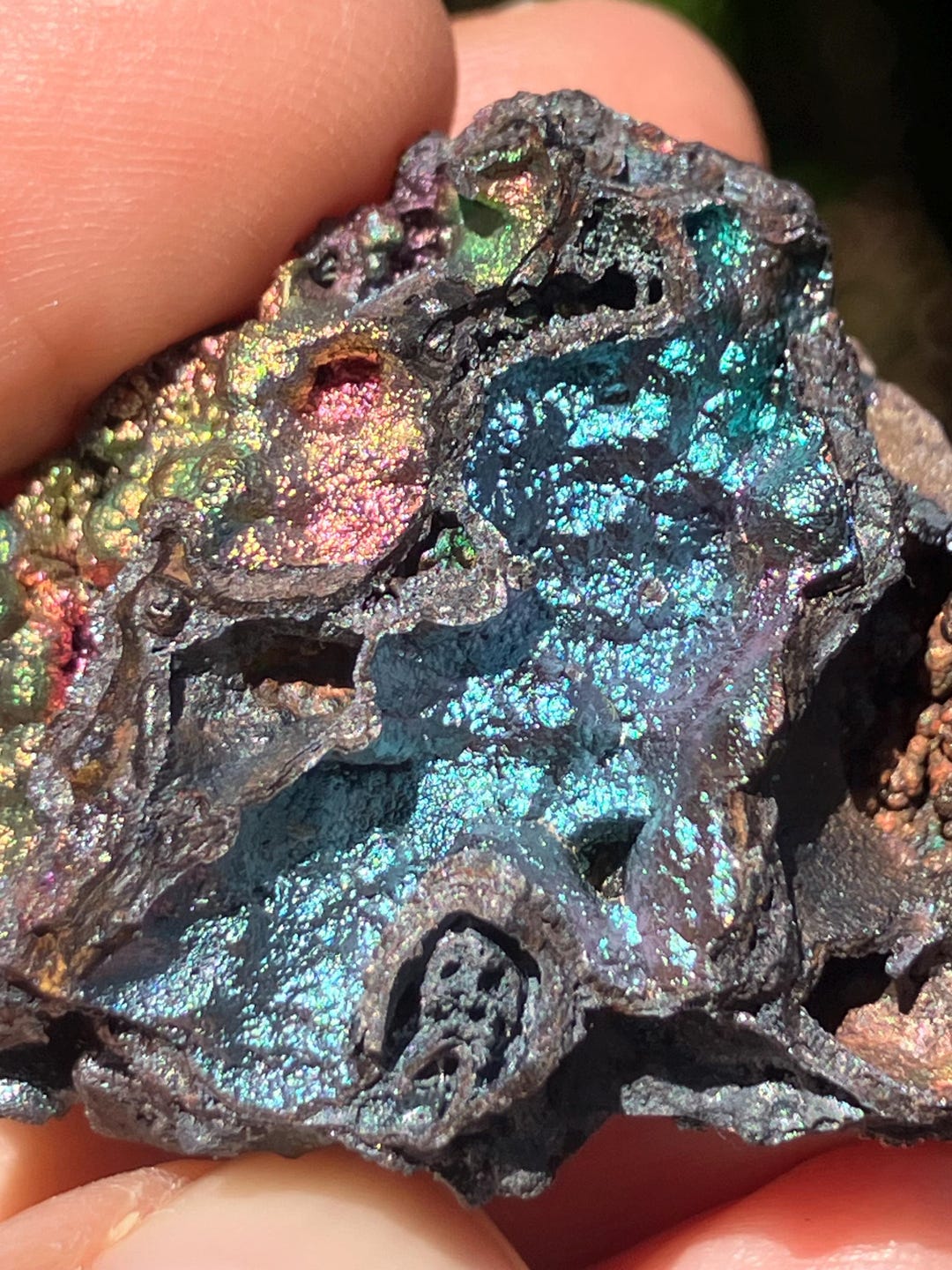 Botryoidal Iridescebt Goethite Specimen | Malaysia - Etsy