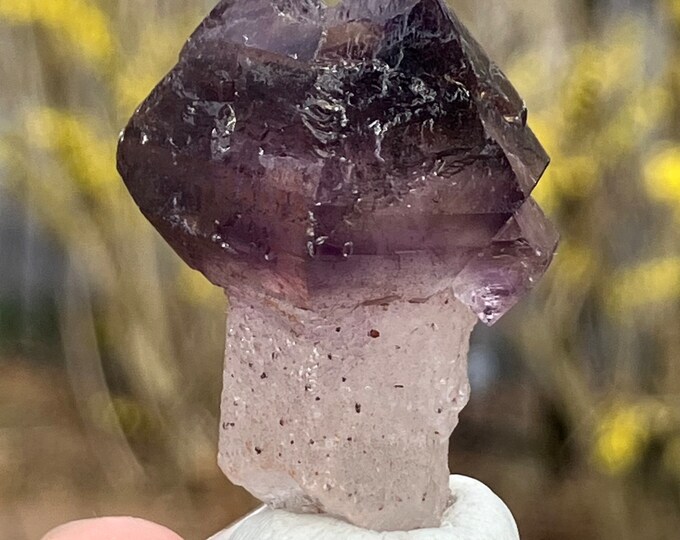 Deep Purple Amethyst Scepter | Hematite Inclusions | Madagascar - Etsy