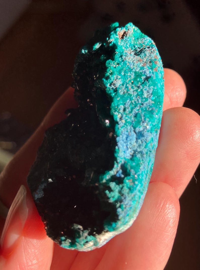 Vibrant Green Dioptase Cluster | Republic of Congo - Etsy