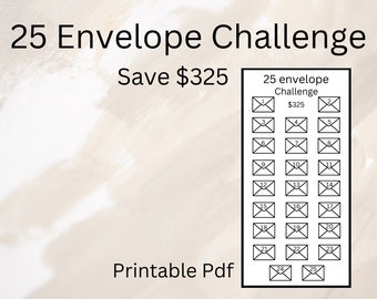 5k 100 Envelope Challenge Printable Tracker Digital Download - Etsy