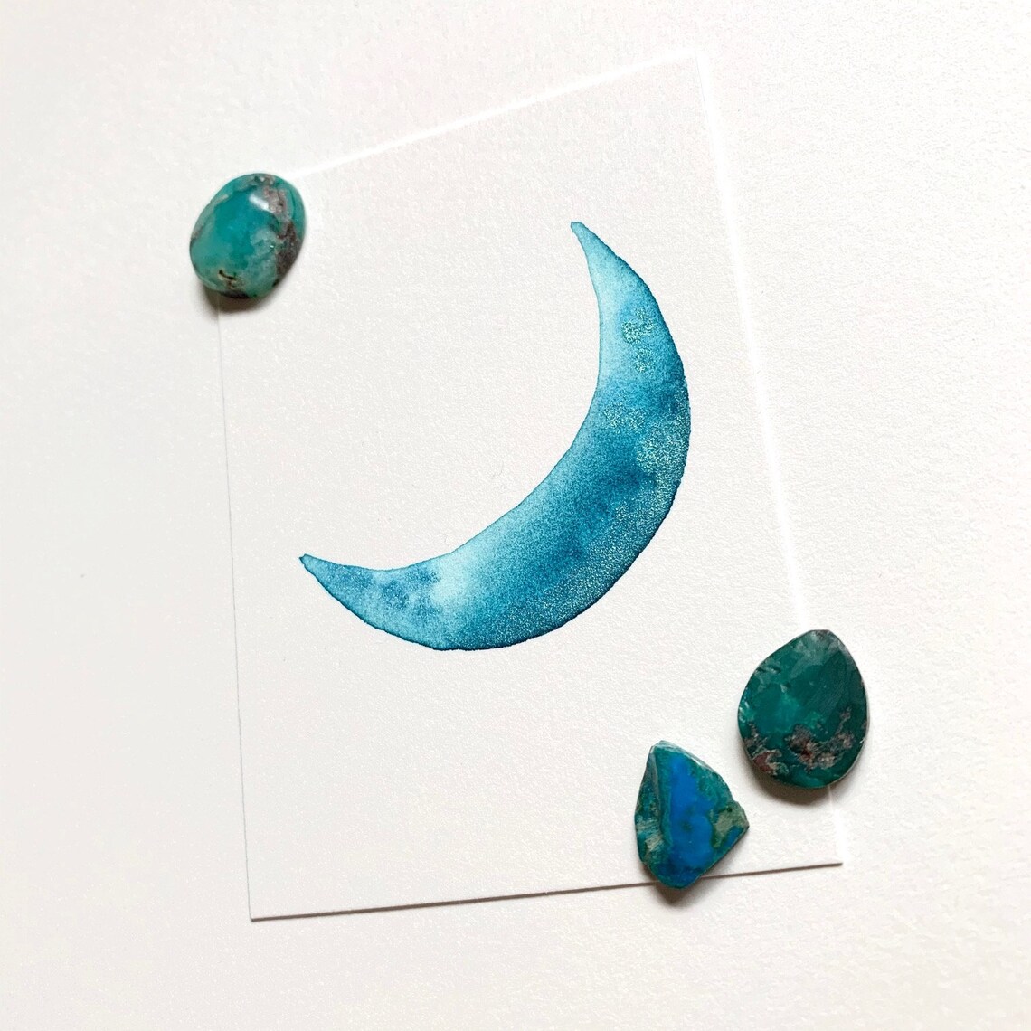 Sea Foam Crescent Moon - Etsy