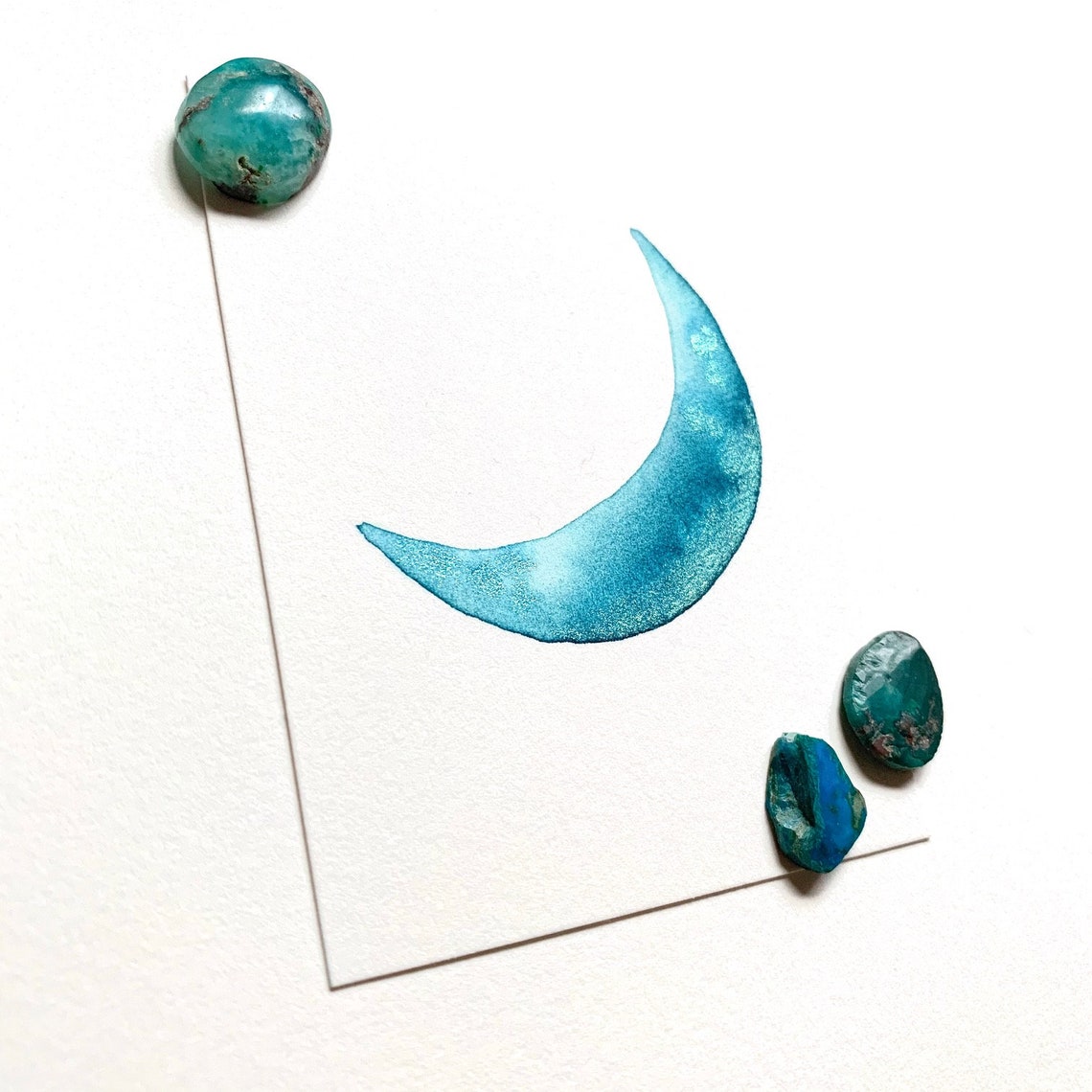 Sea Foam Crescent Moon - Etsy