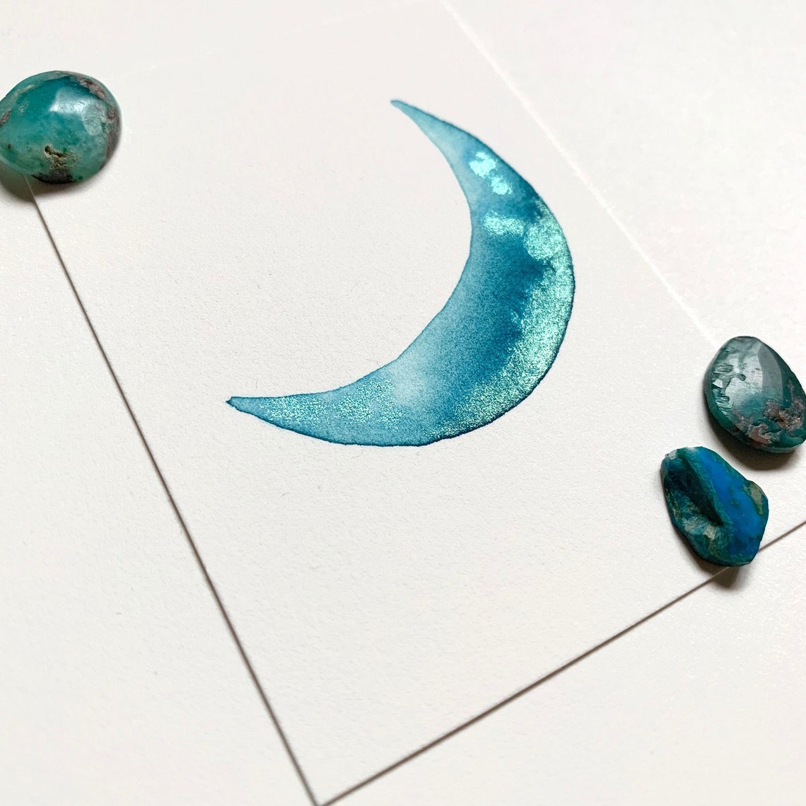 Sea Foam Crescent Moon - Etsy