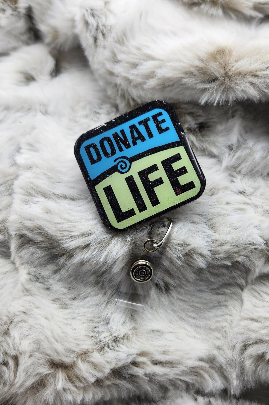 Donate Life Inspired Badge Reel - Etsy