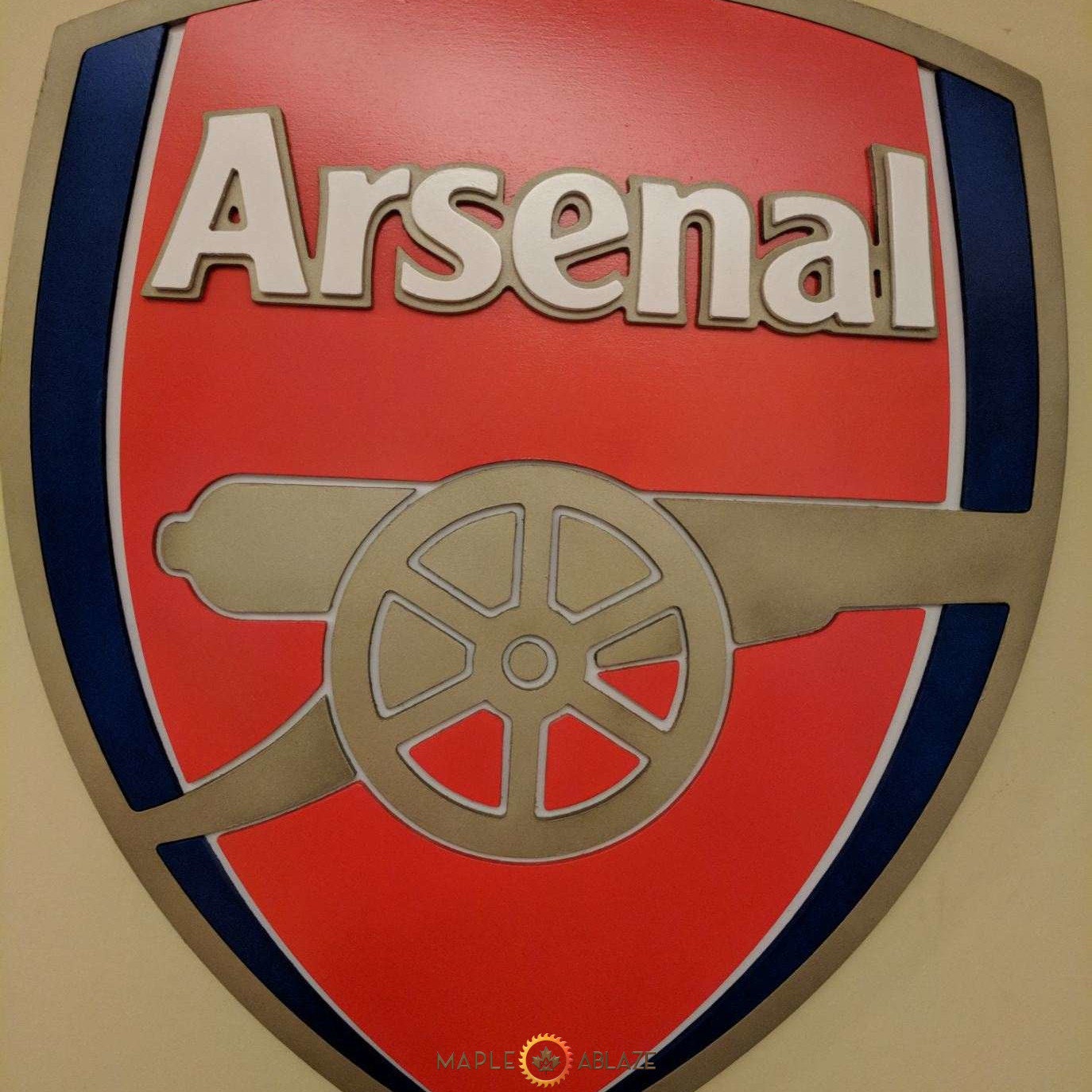 Home Décor Arsenal FC 3D Sign Wooden Wall Hanging Wall Hangings Signs ...