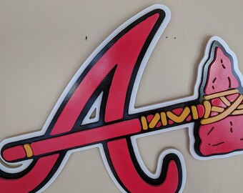 Atlanta Braves Sign - Etsy